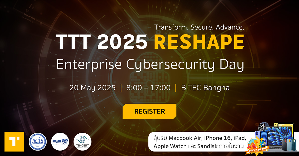 TTT 2025 Reshape – Home – TechTalkThai 2025